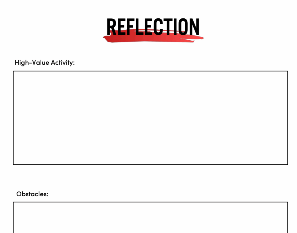 FREE Tool: Reflection Activity - Addictive Leadership